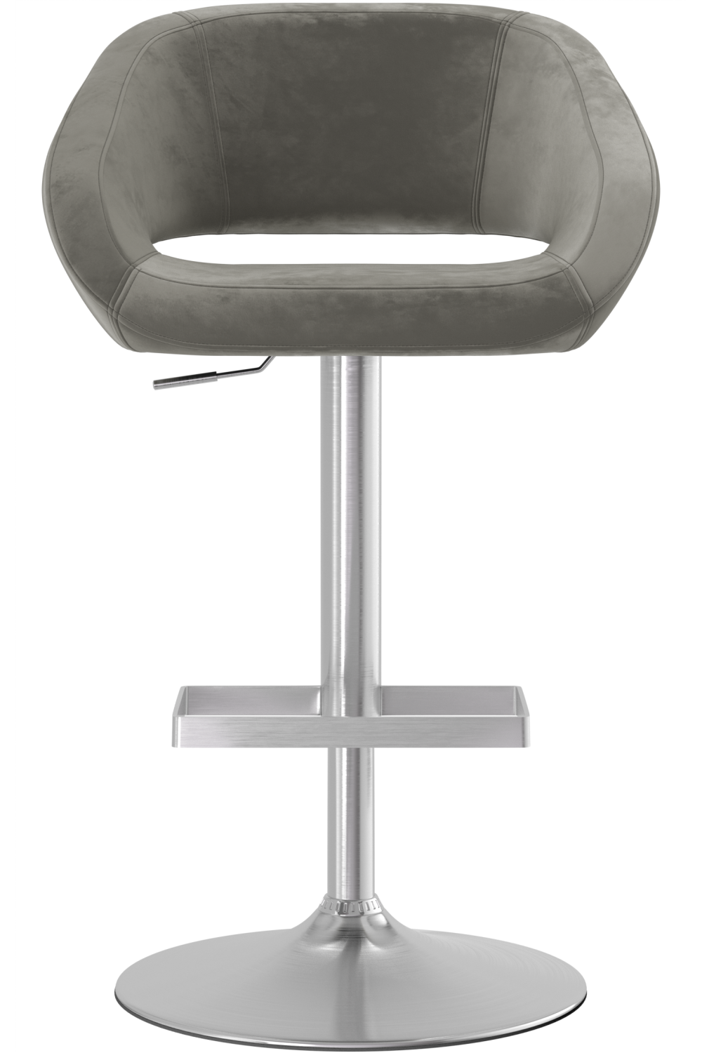 Actona Brushed Bar Stool Velvet