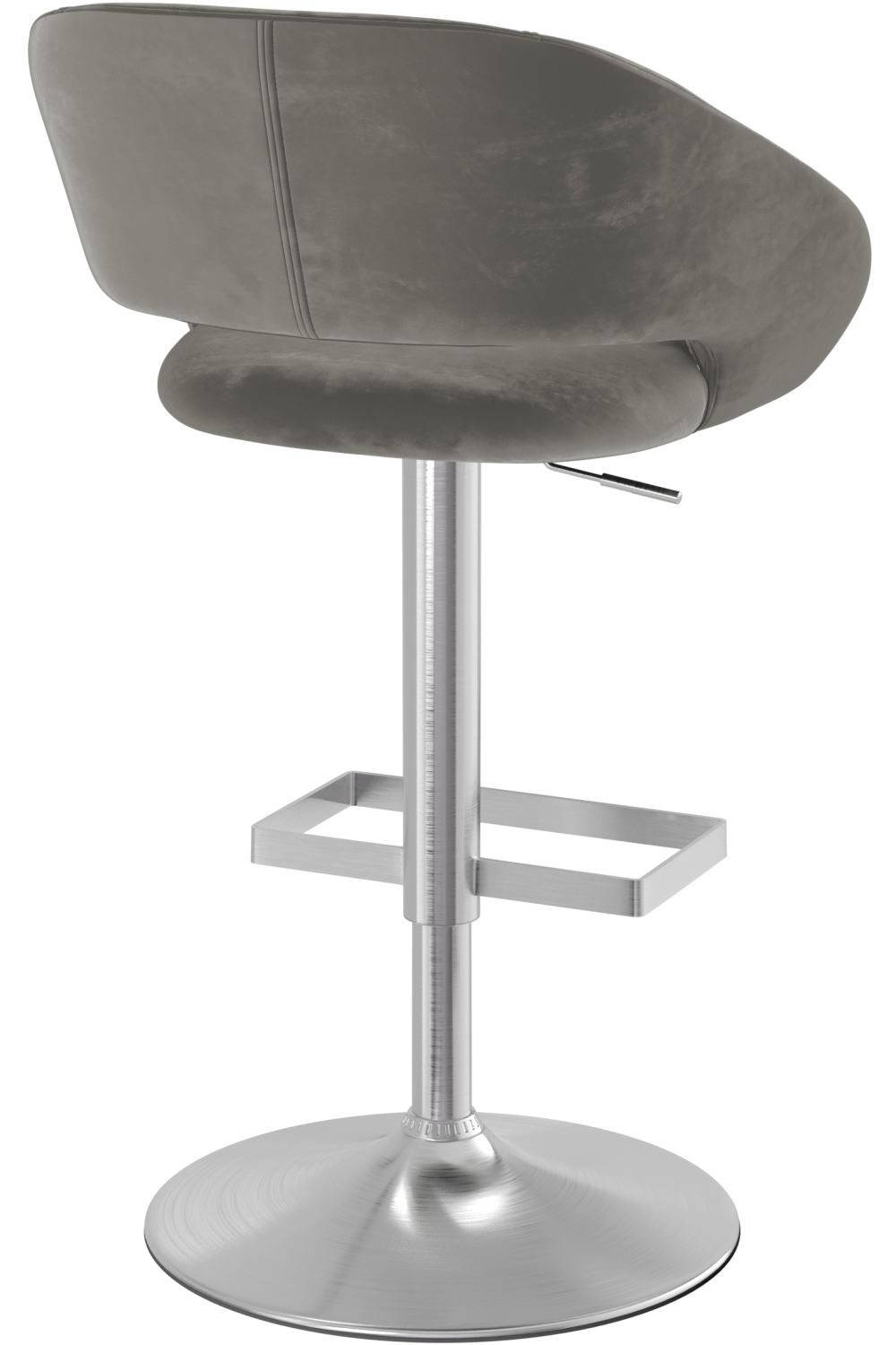 Actona Brushed Bar Stool Velvet