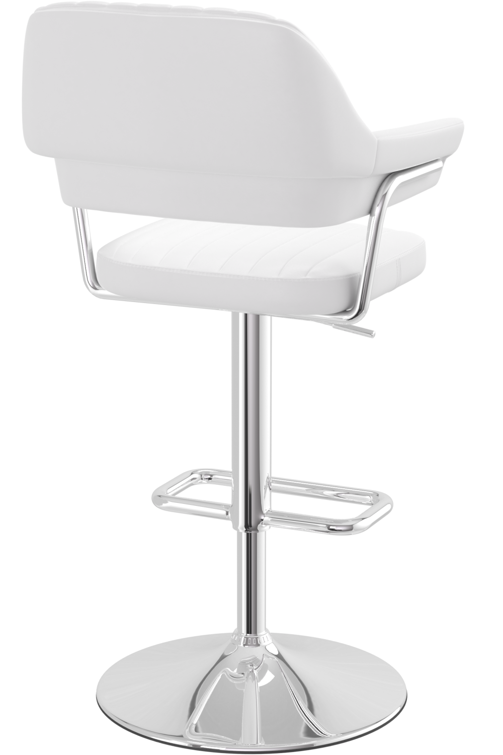 Aviator Bar Stool White