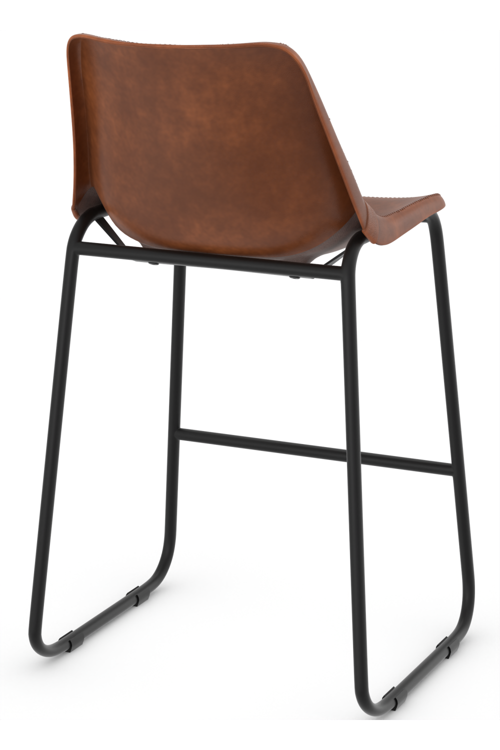 Bauhaus Bar Stool Cognac