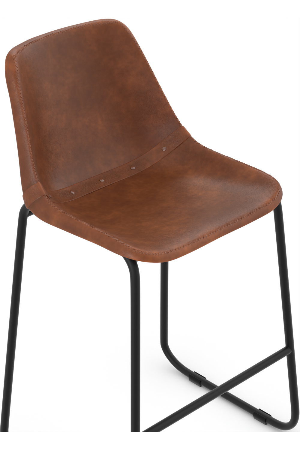 Bauhaus Bar Stool Cognac