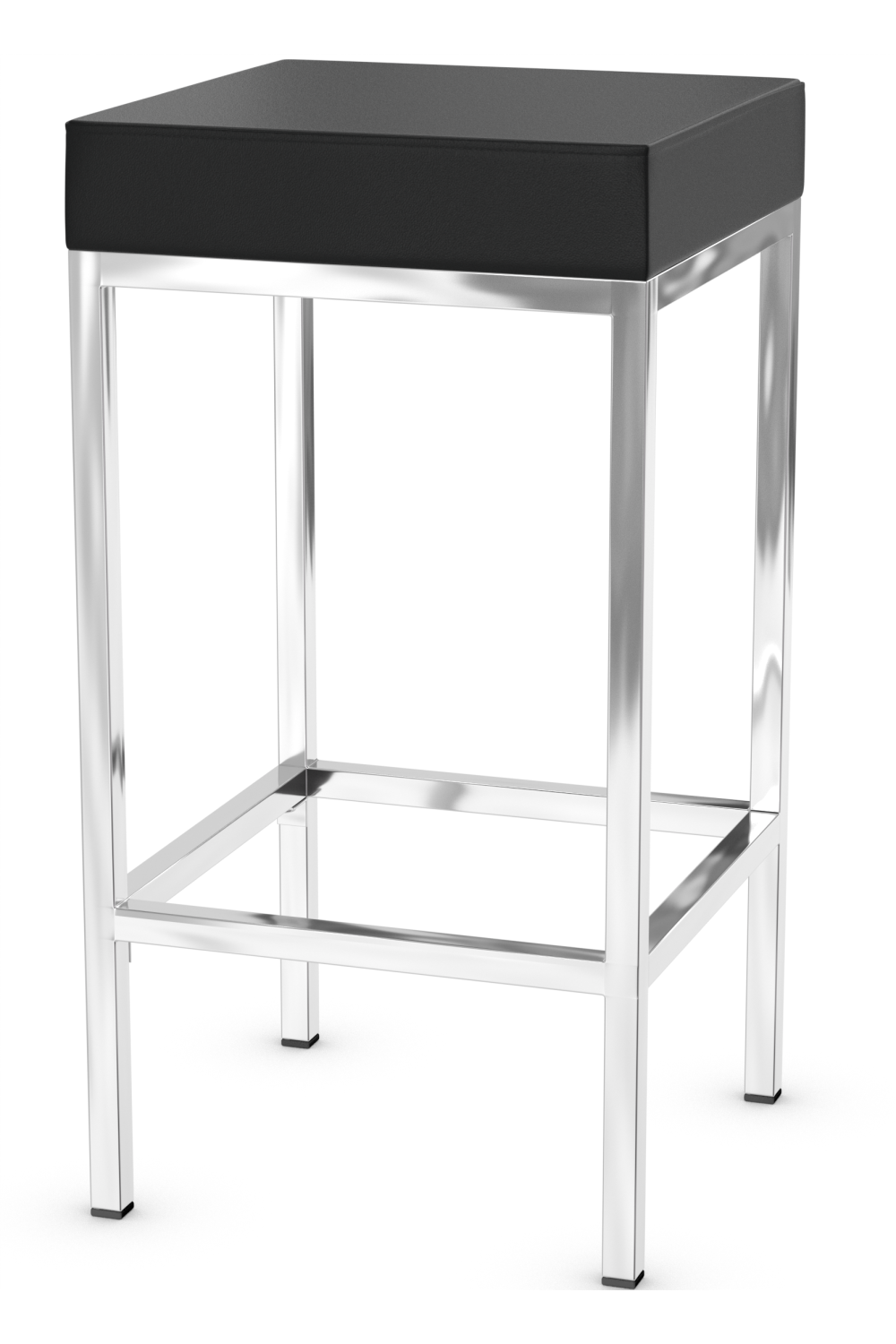 Cube Bar Stool Black