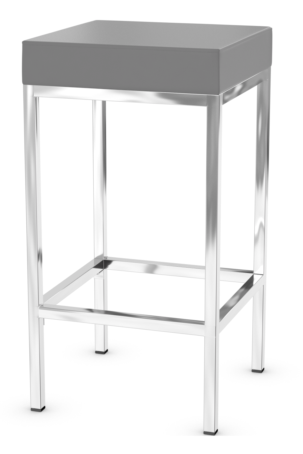Cube Bar Stool Grey