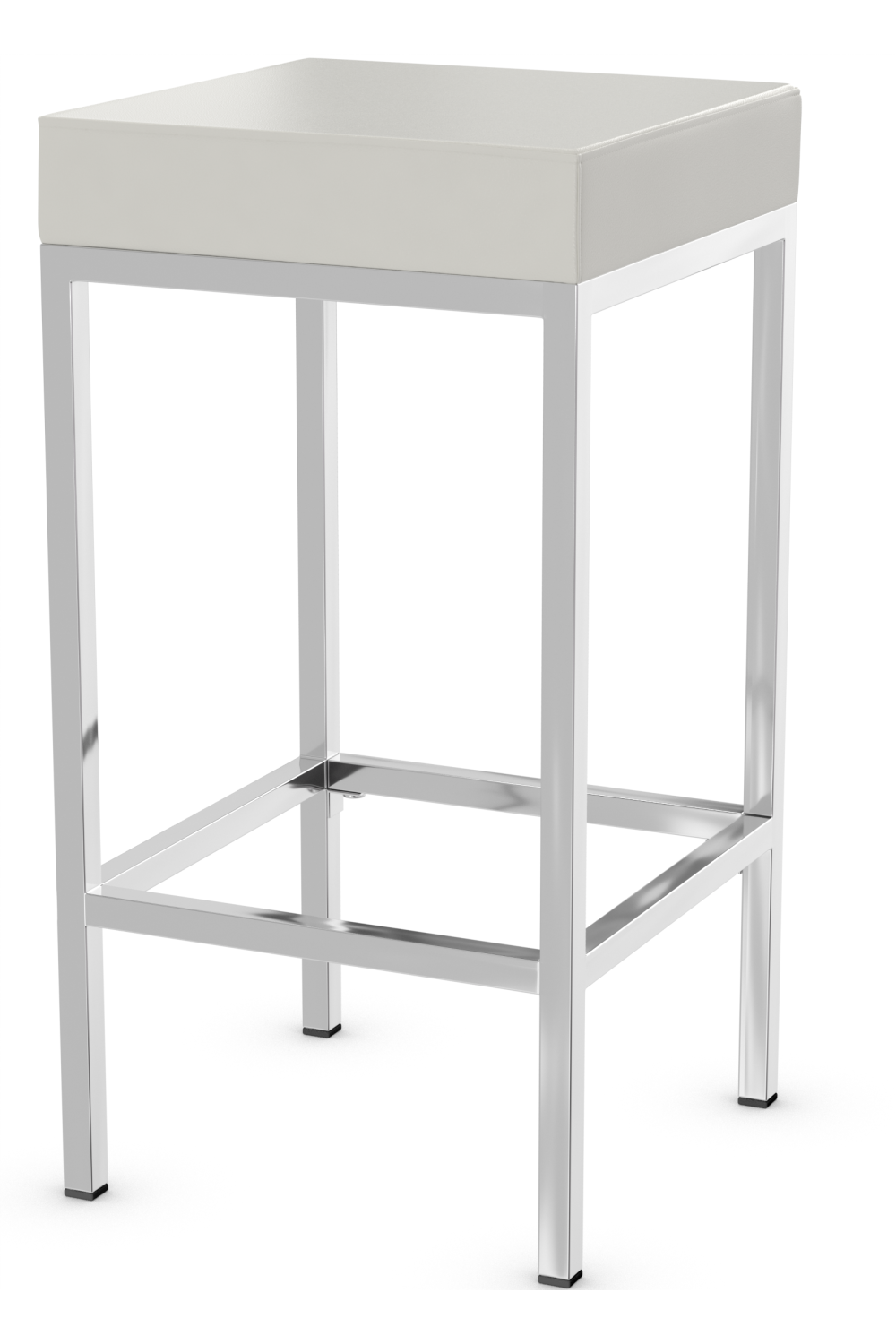 Cube Bar Stool White