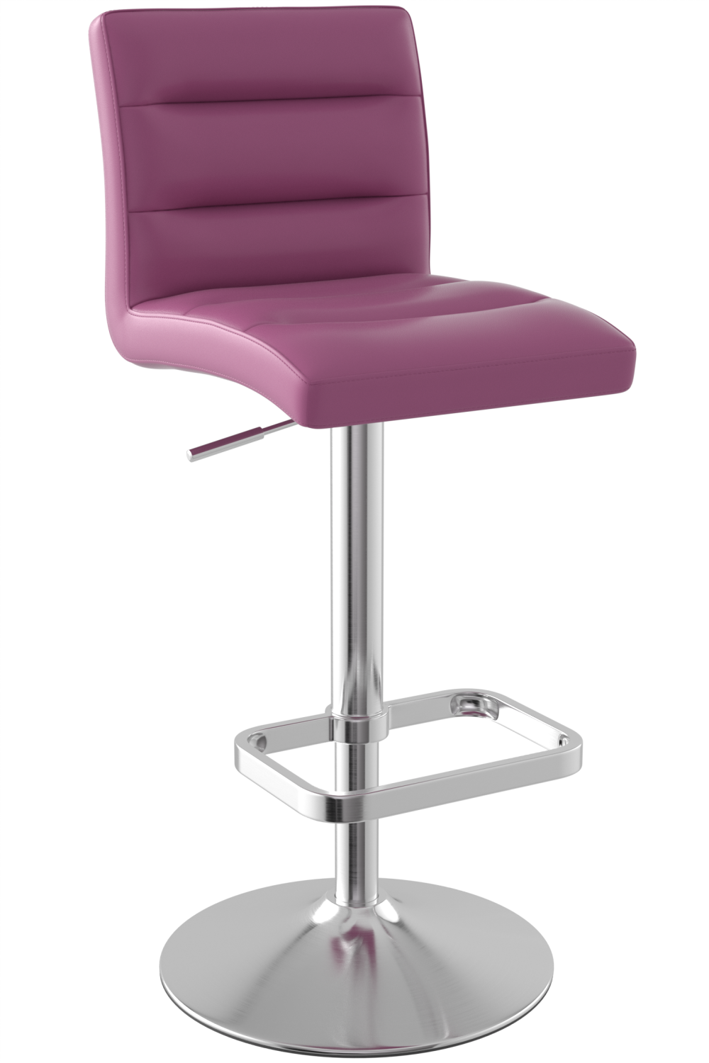 Deluxe Brushed Bar Stool Purple