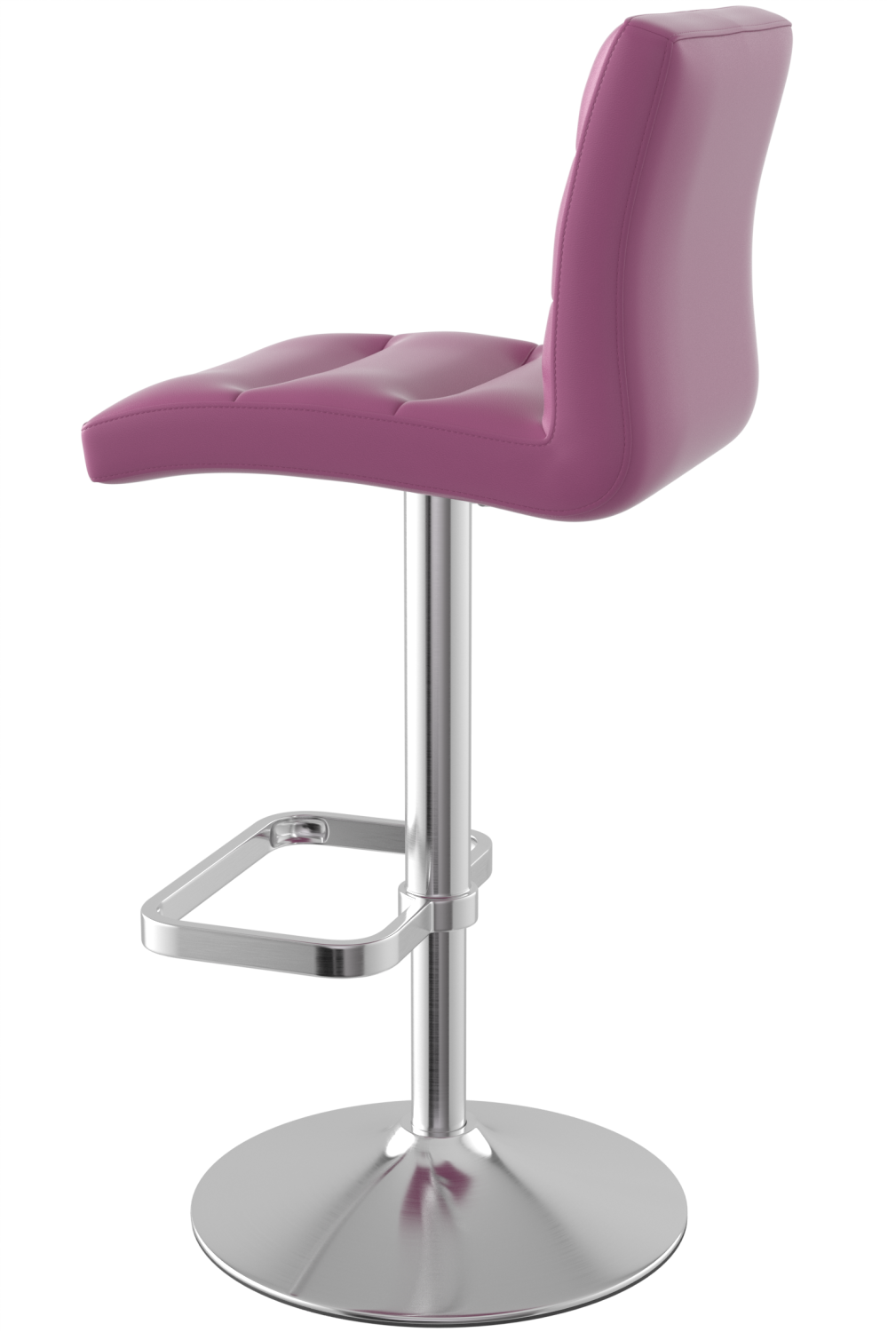 Deluxe Brushed Bar Stool Purple