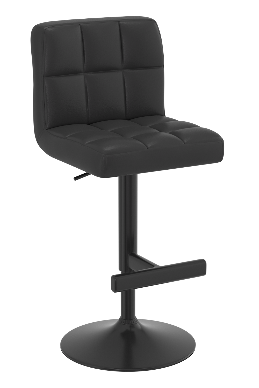 Grid Black Bar Stool