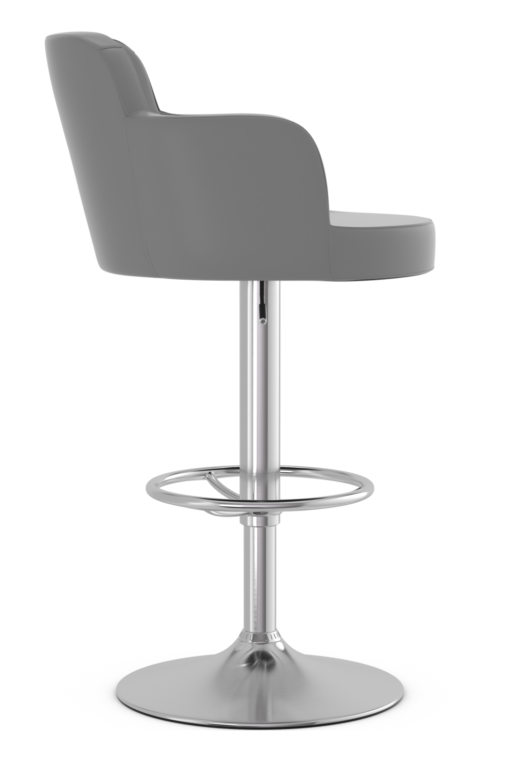 Knightsbridge Brushed Bar Stool Grey