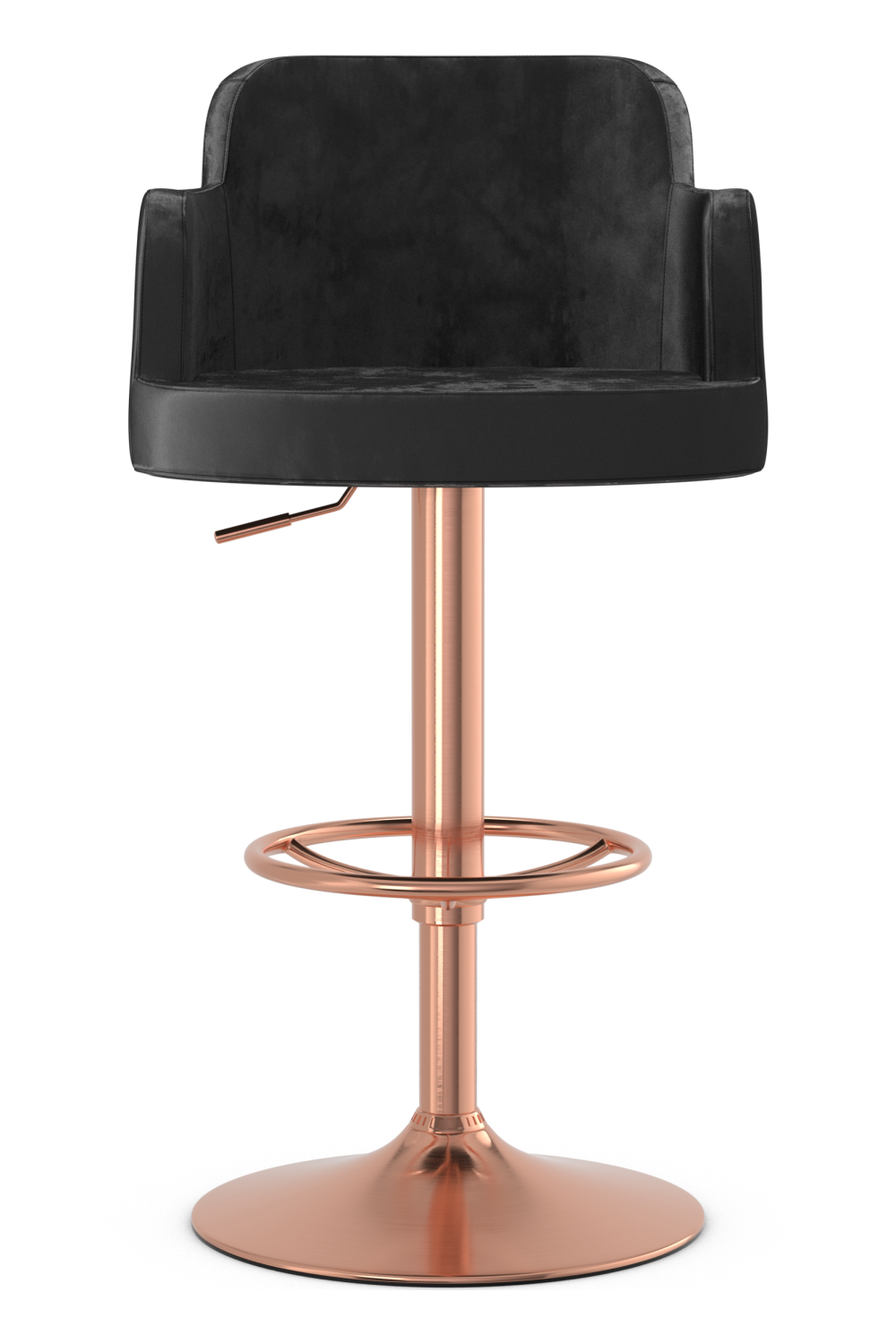 Knightsbridge Rose Gold Bar Stool