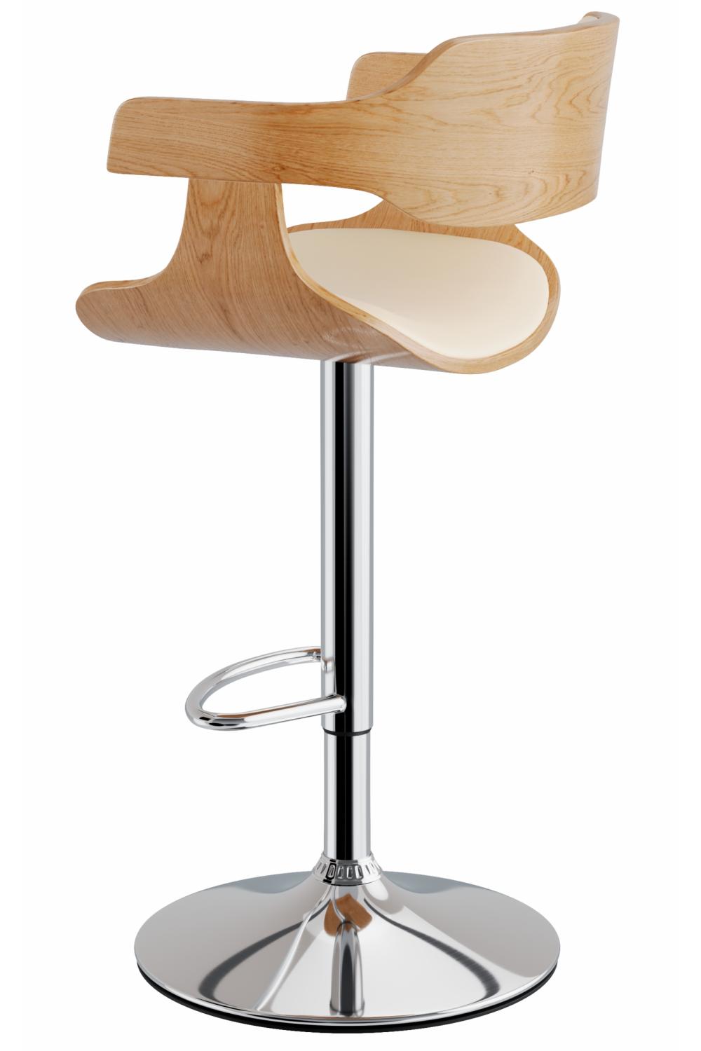 Logan Oak Bar Stool
