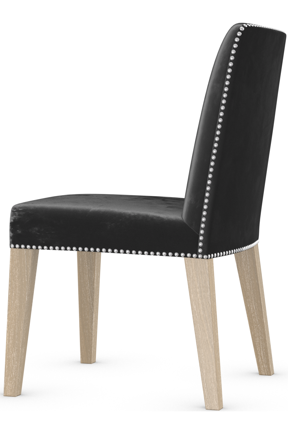 Malik Dining Chair Black Velvet