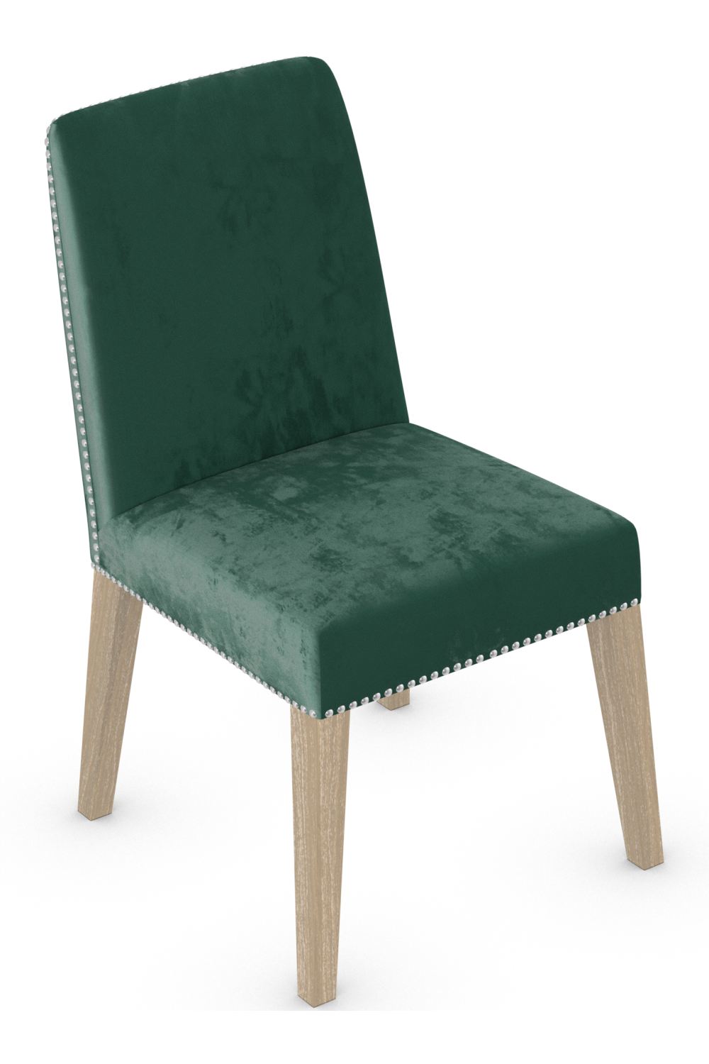 Malik Dining Chair Green Velvet