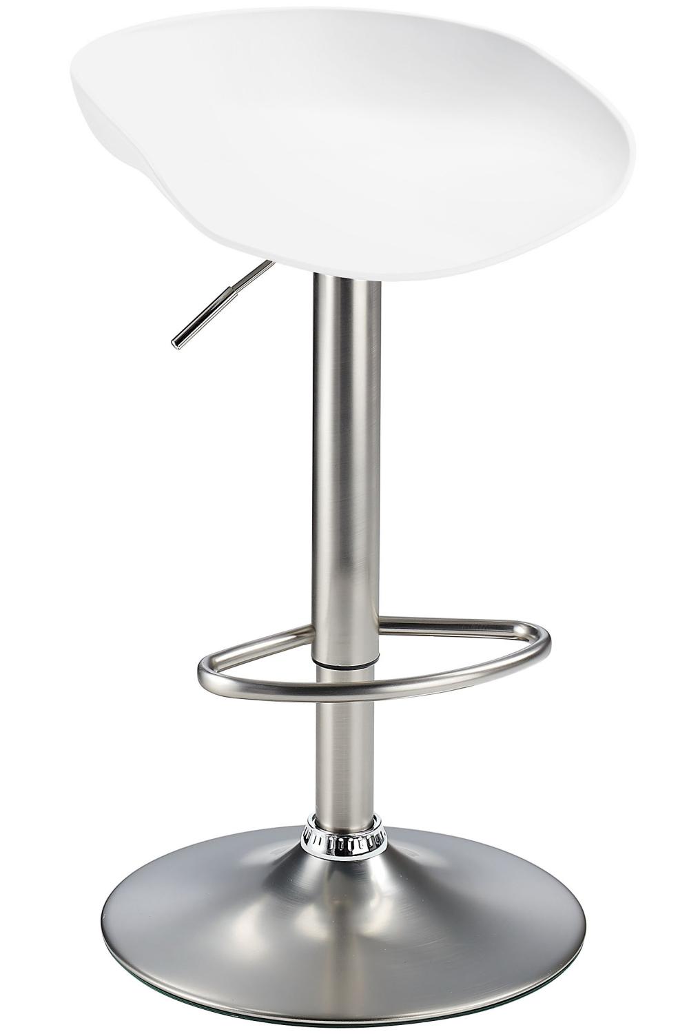Moda Brushed Bar Stool White