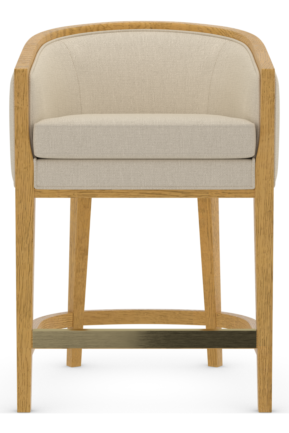 Newport Natural Oak Bar Stool