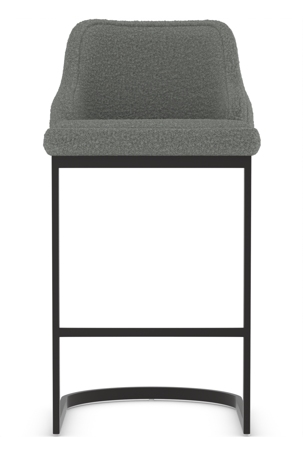 Nuovo Black Bar Stool Boucle