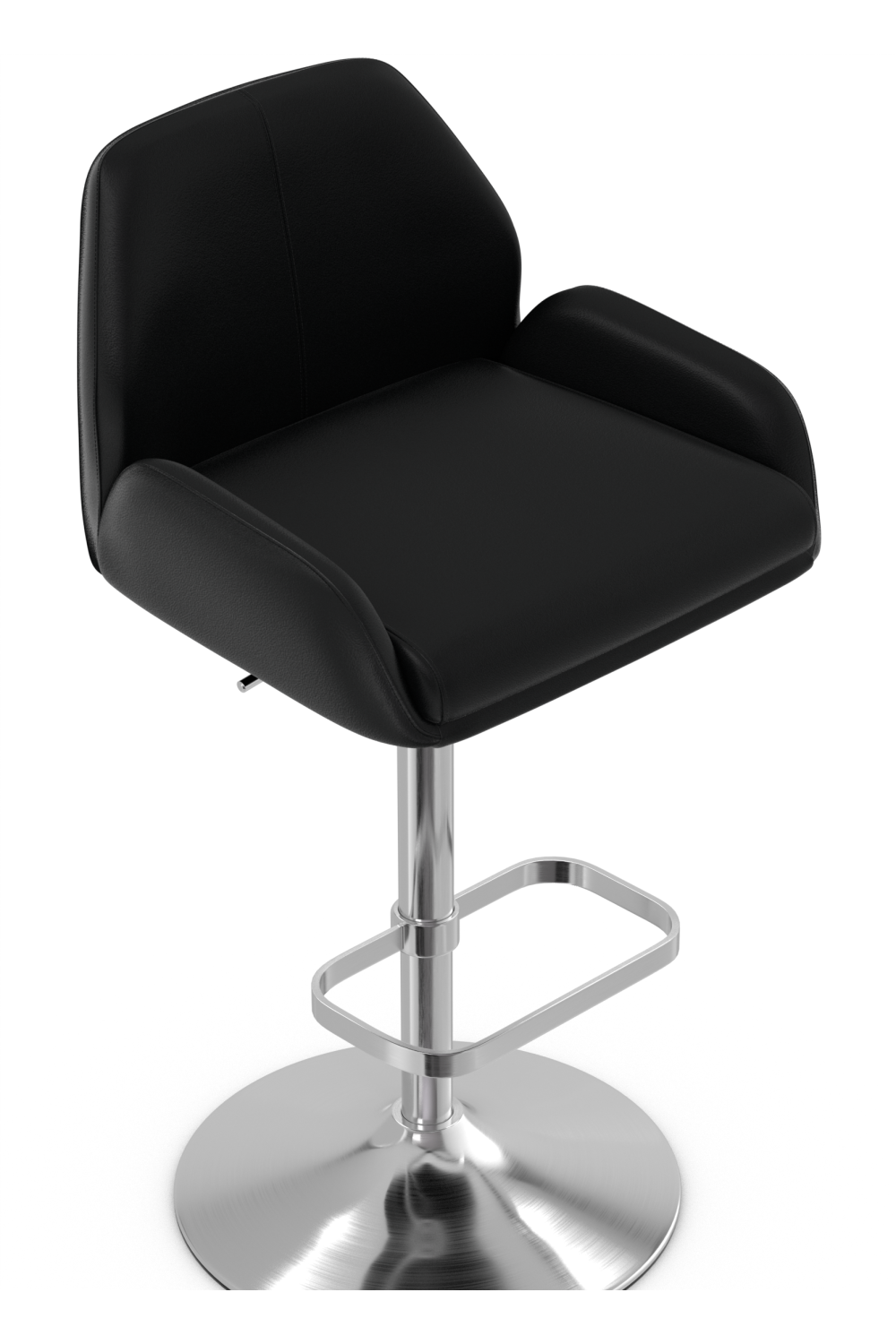 Orient Brushed Bar Stool Black