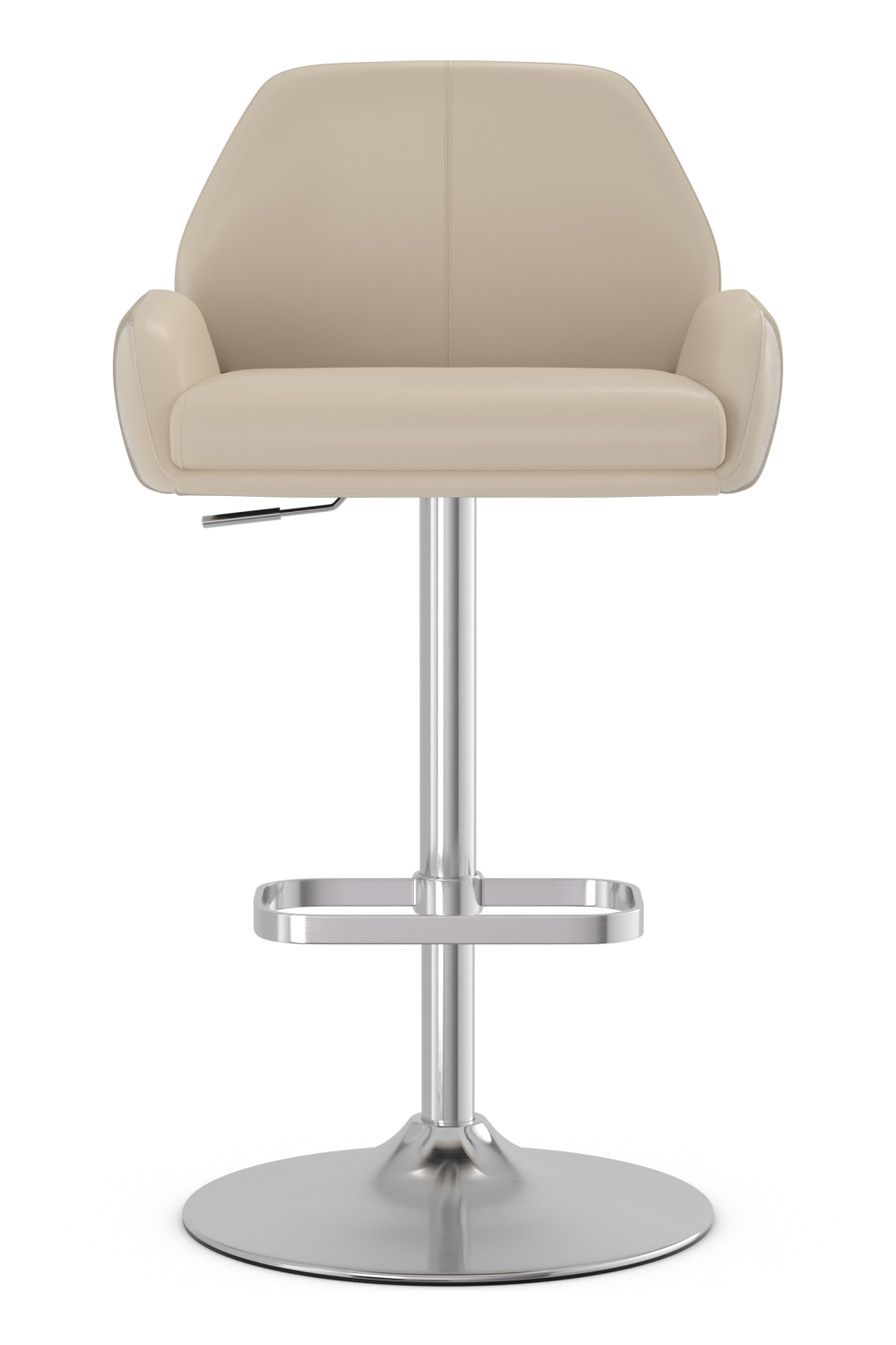 Orient Brushed Bar Stool Cream