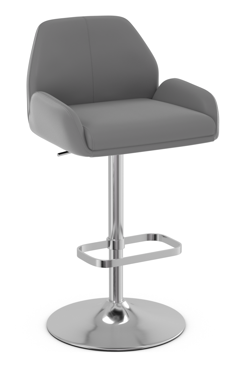 Orient Brushed Bar Stool Grey
