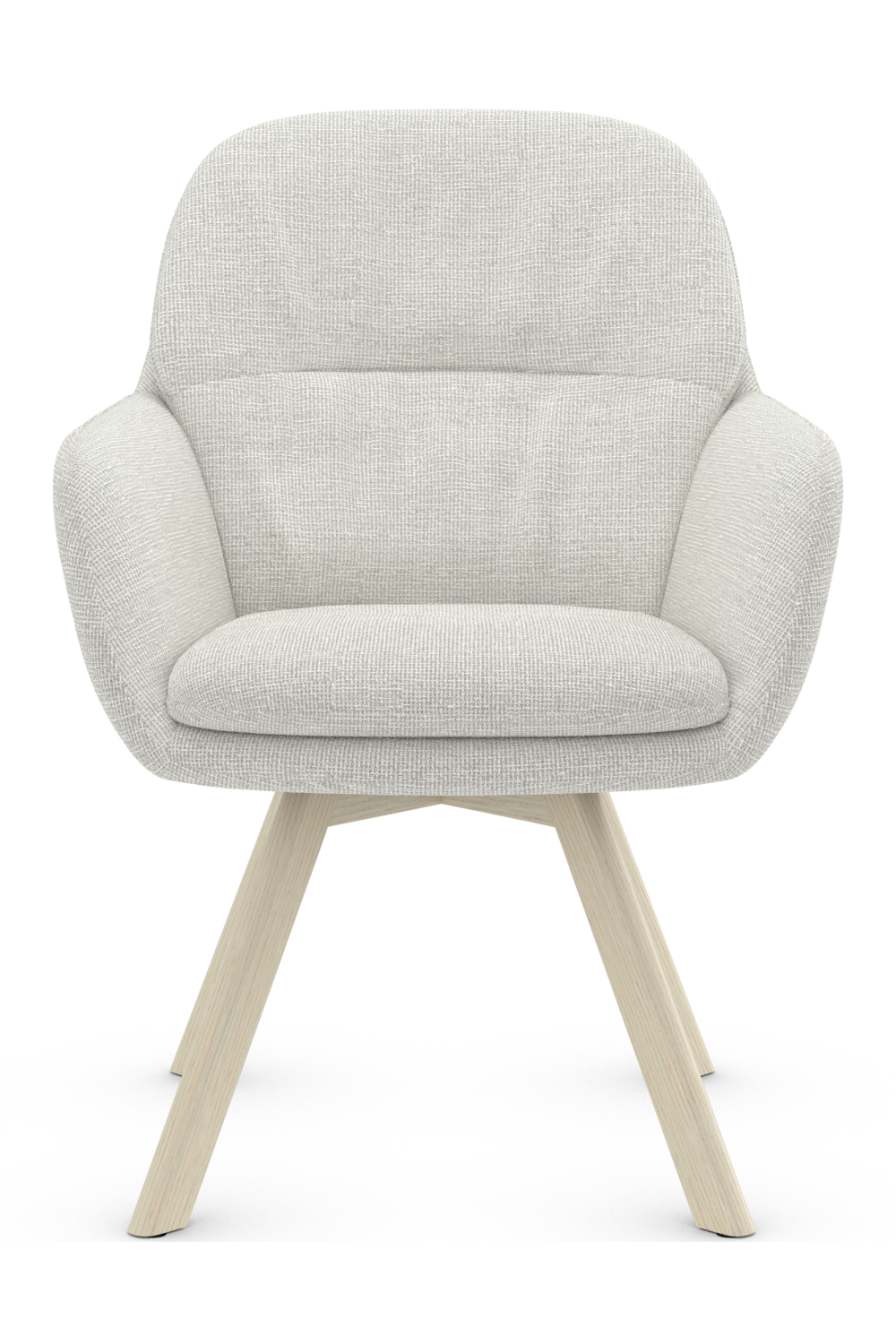 Otto Dining Chair Ivory Fabric