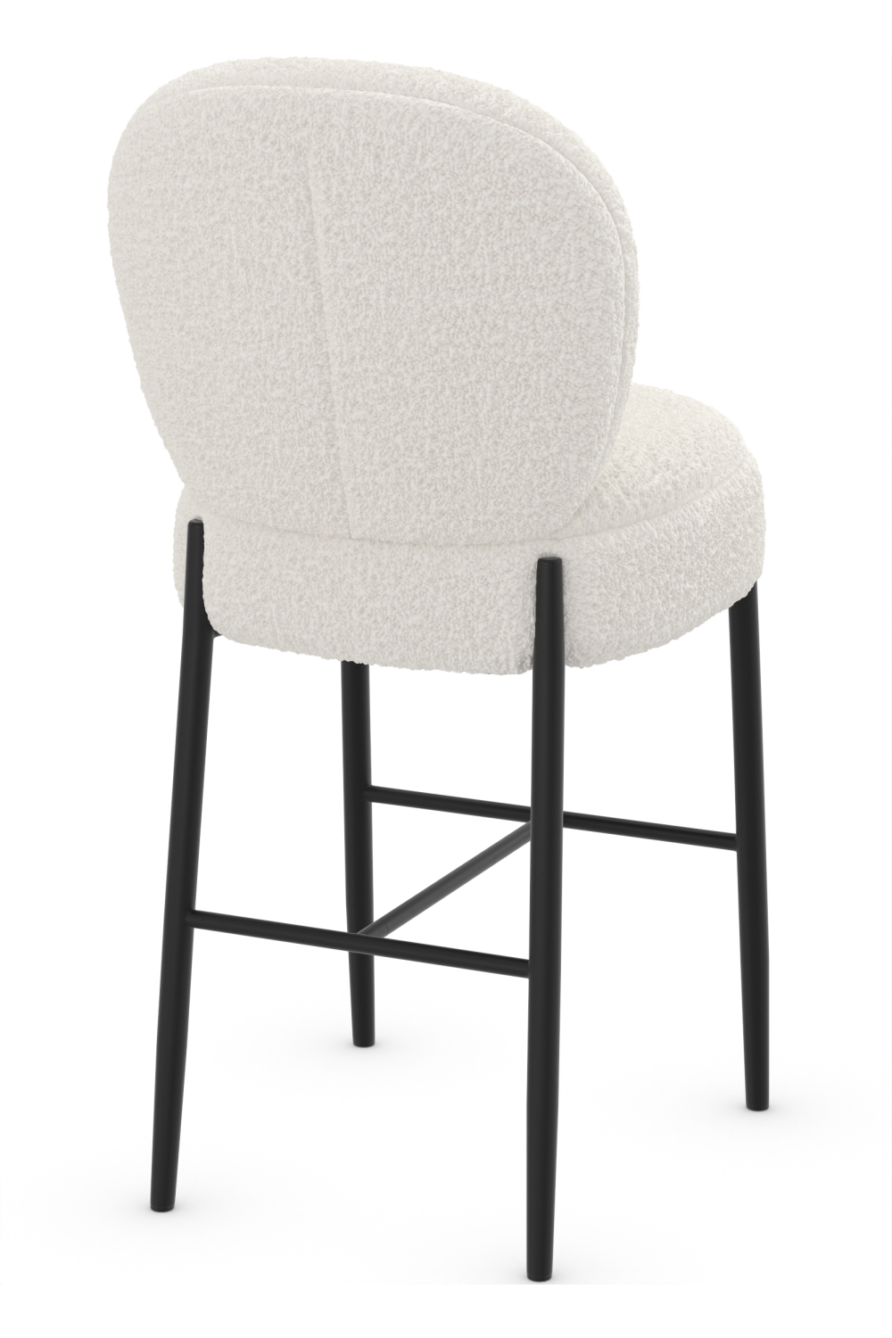 Teddy Bar Stool Boucle