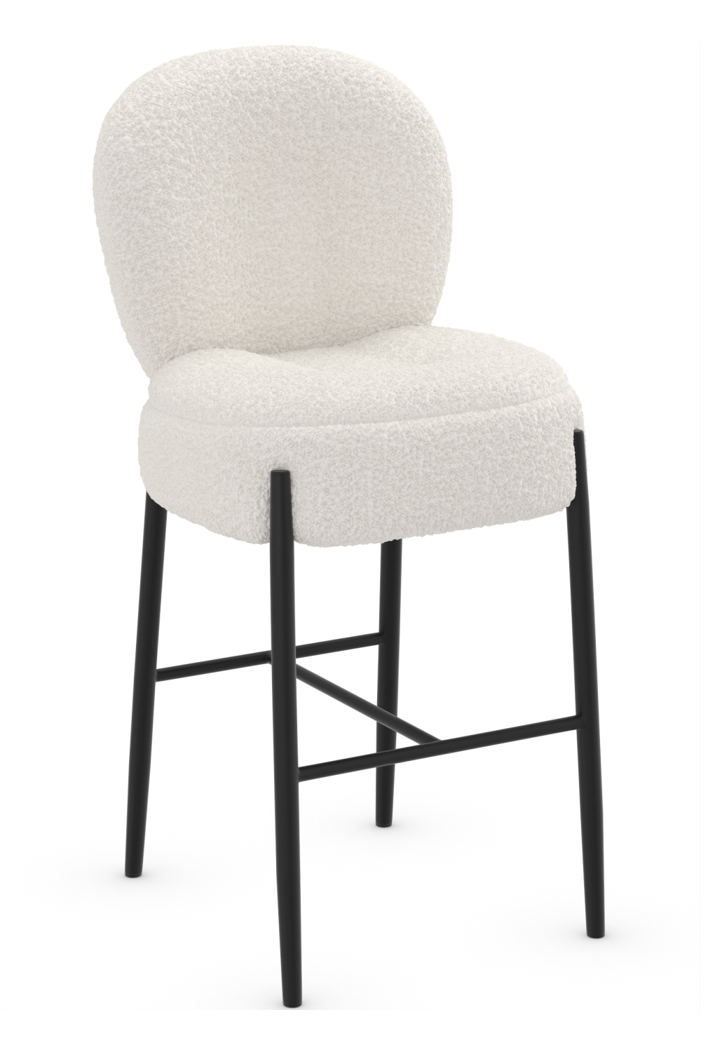 Teddy Bar Stool Boucle