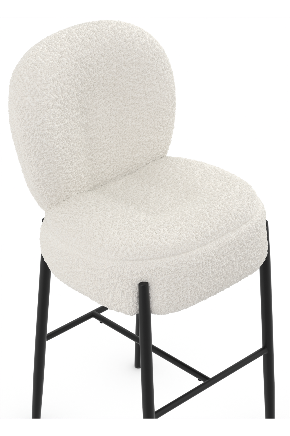 Teddy Bar Stool Boucle