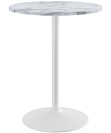 Oslo Bar Table White