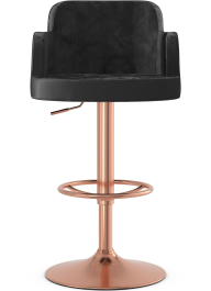 Knightsbridge Rose Gold Bar Stool