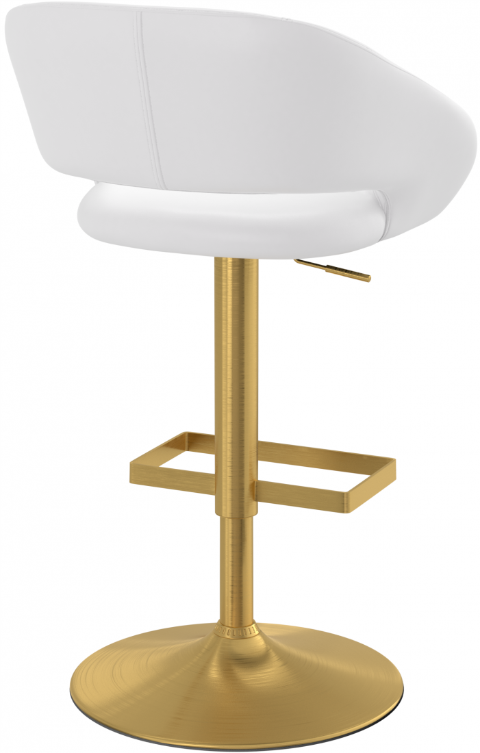 Actona Gold Bar Stool Leather