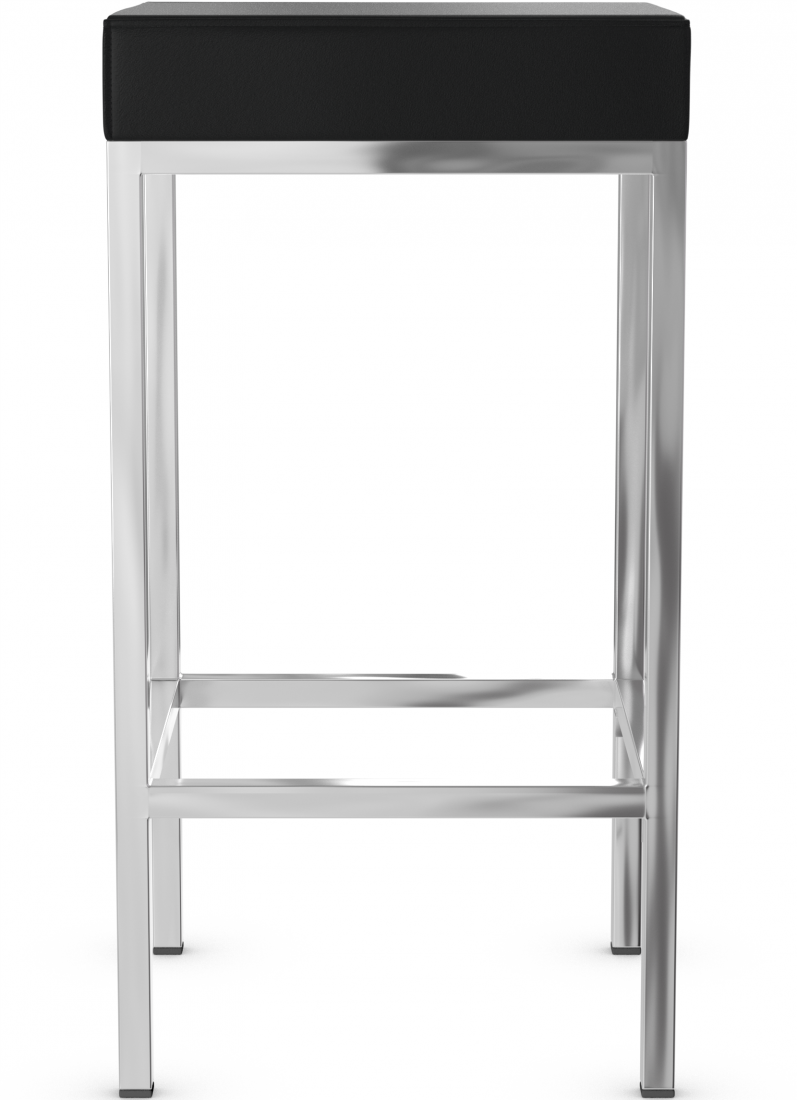 Cube Bar Stool Black