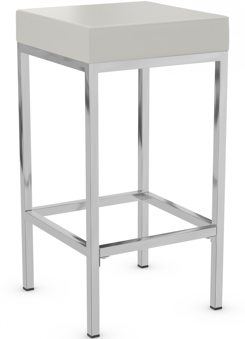 Cube Bar Stool White