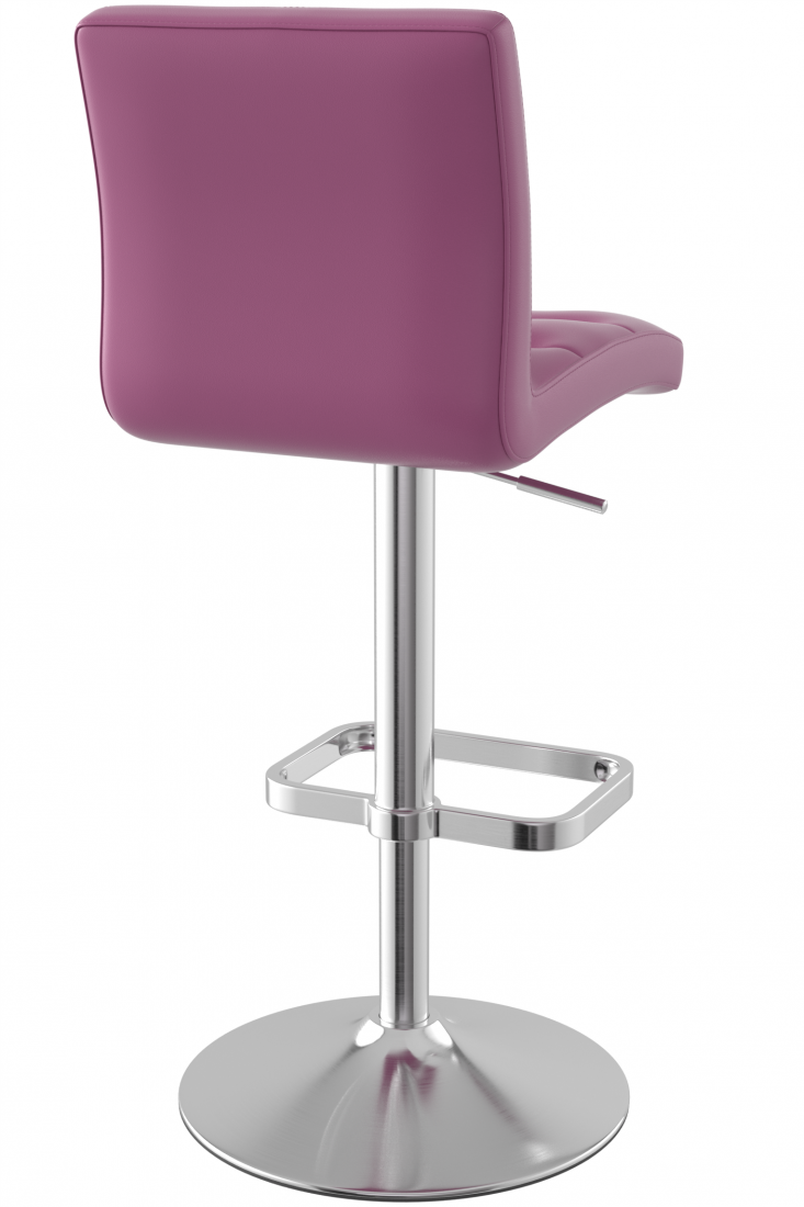 Deluxe Brushed Bar Stool Purple