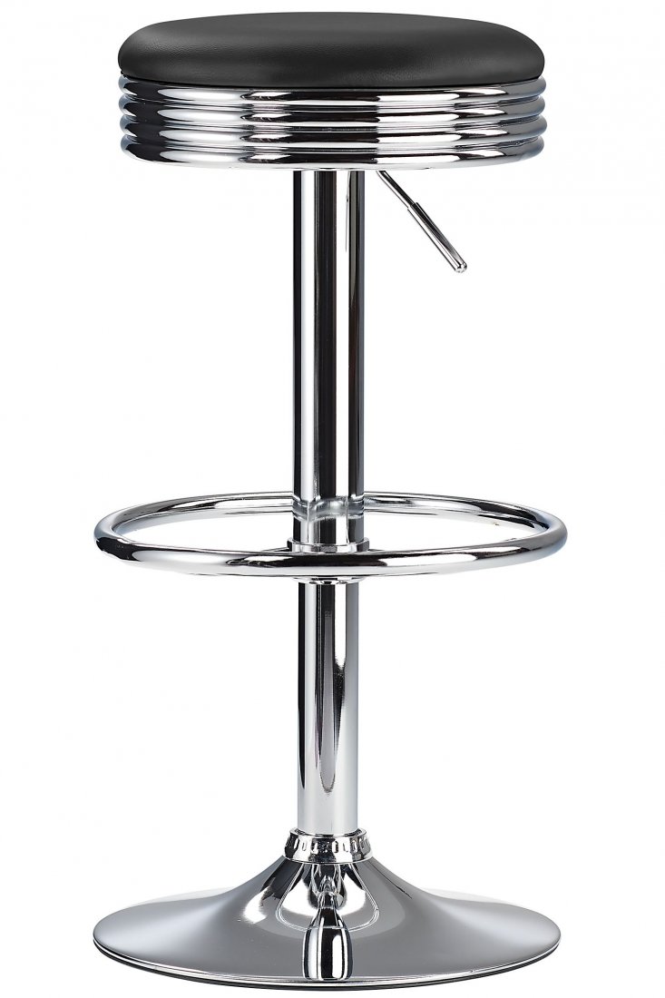 Detroit American Diner Bar Stool Black