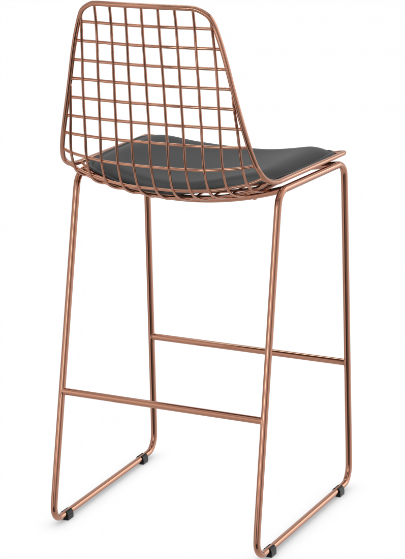 Jazz Bar Stool Rose Gold