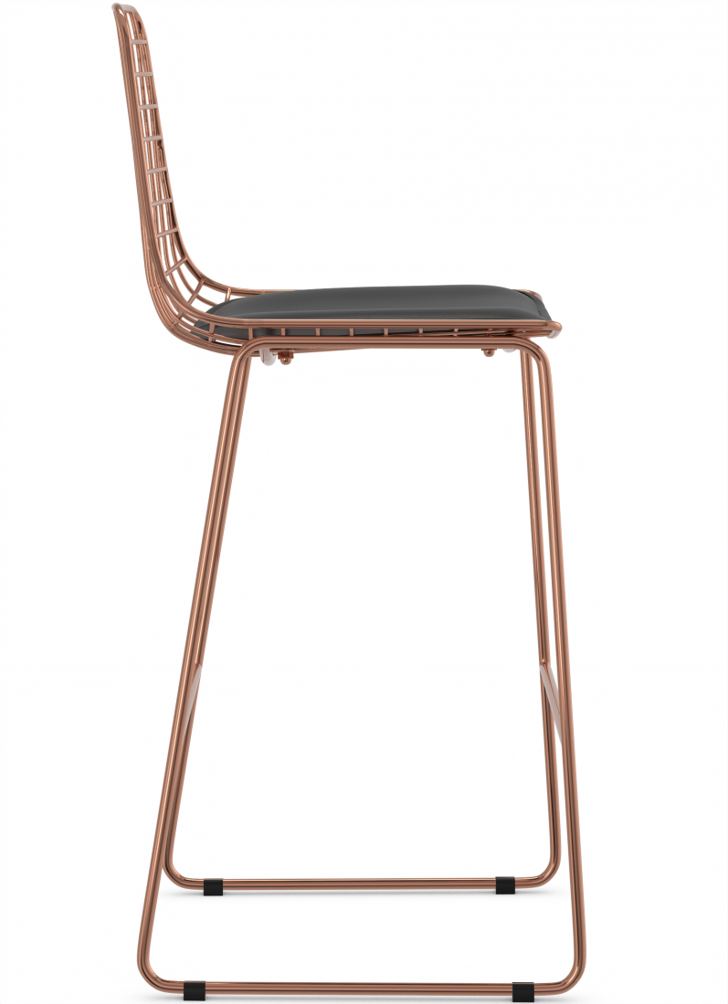 Jazz Bar Stool Rose Gold