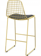 Jazz Bar Stool Gold