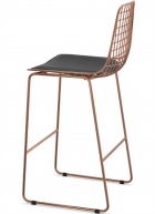 Jazz Bar Stool Rose Gold