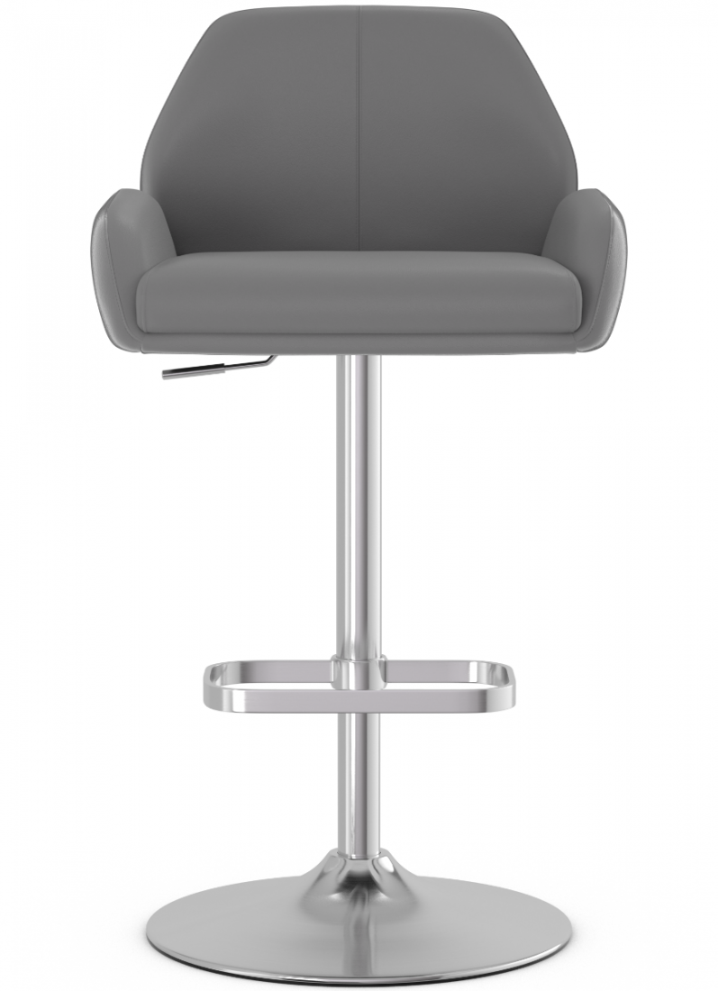 Orient Brushed Bar Stool Grey