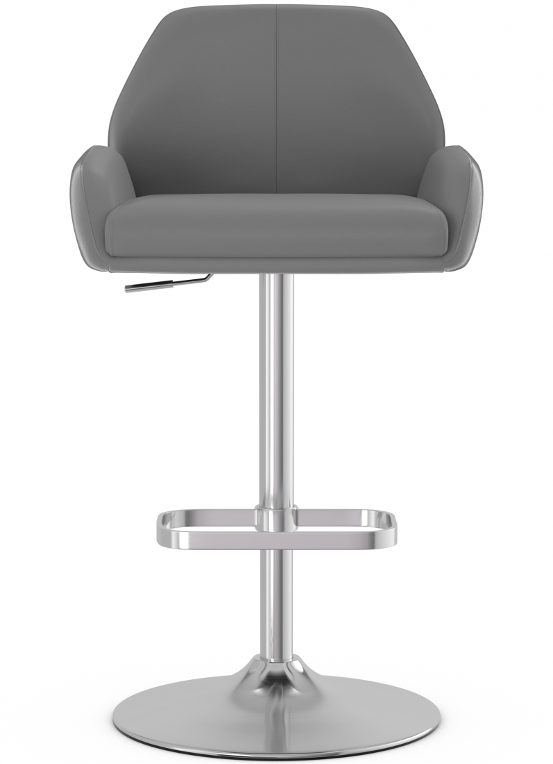 Orient Brushed Bar Stool Grey