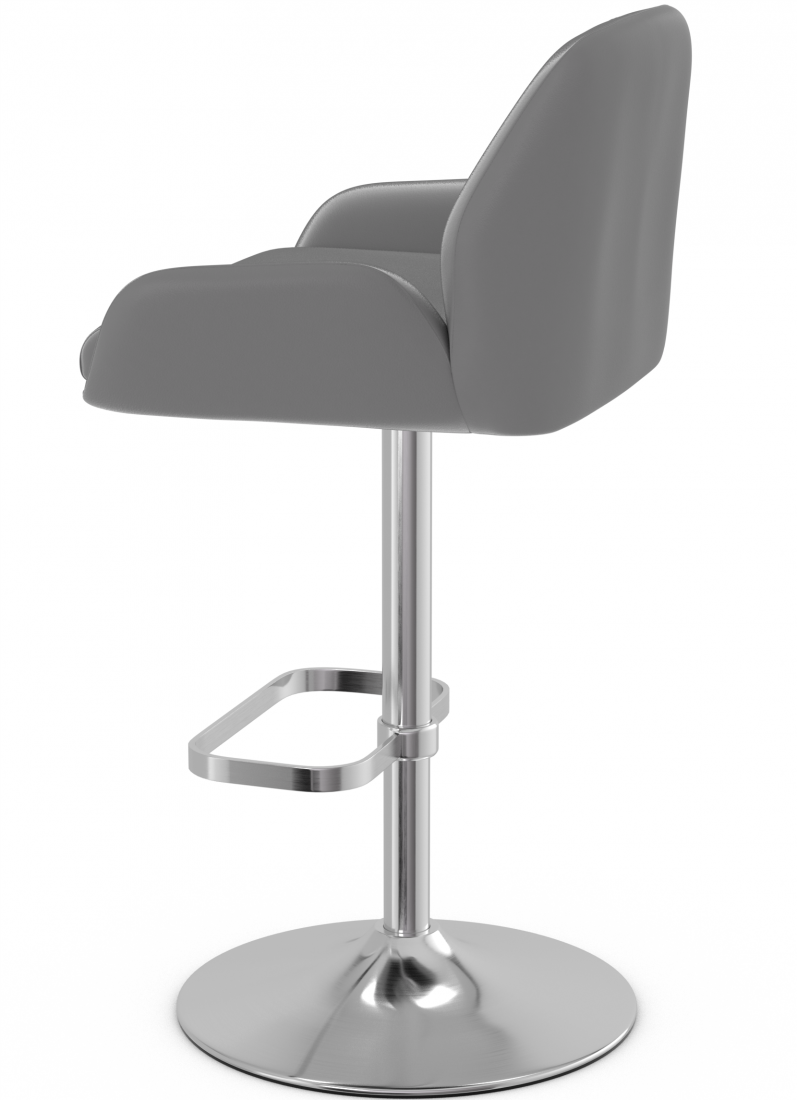 Orient Brushed Bar Stool Grey