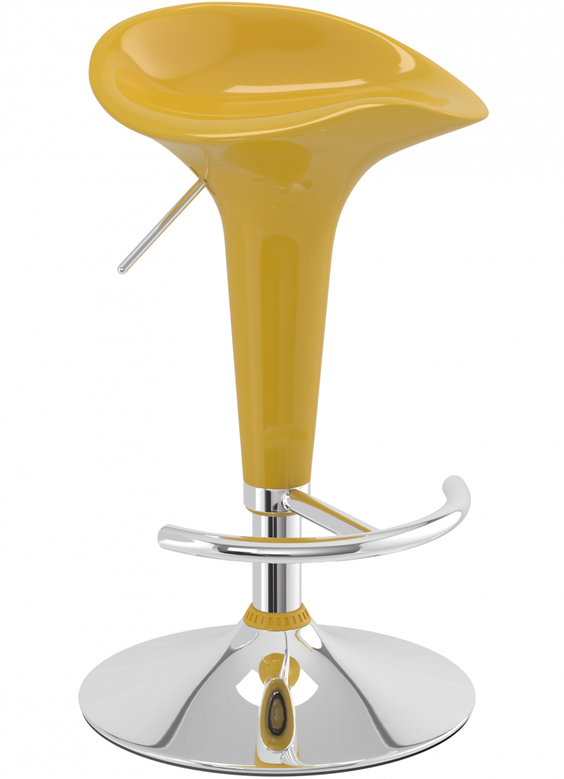 Pod Bar Stool Yellow
