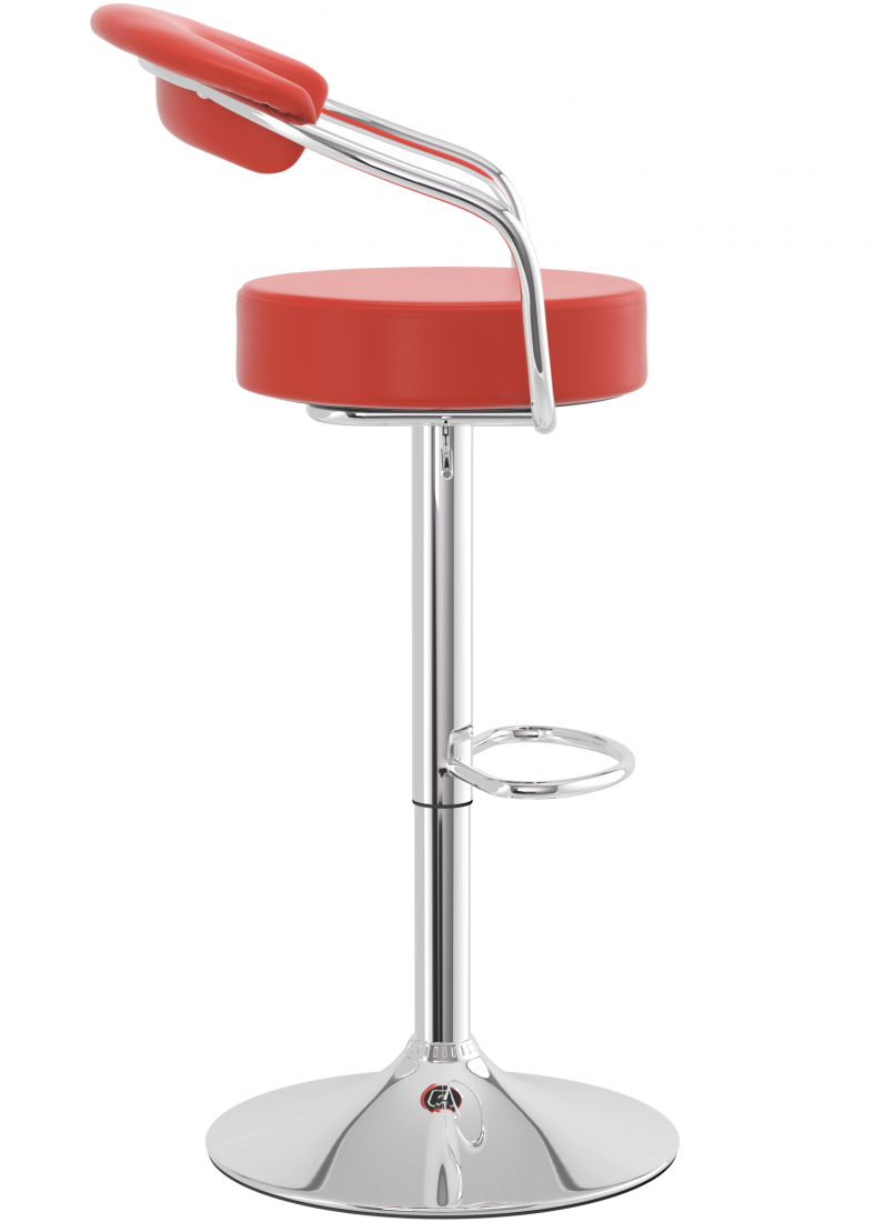 Zenith Bar Stool Red